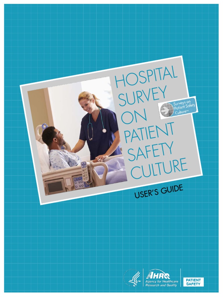 User's Guide | PDF | Patient Safety | Survey Methodology