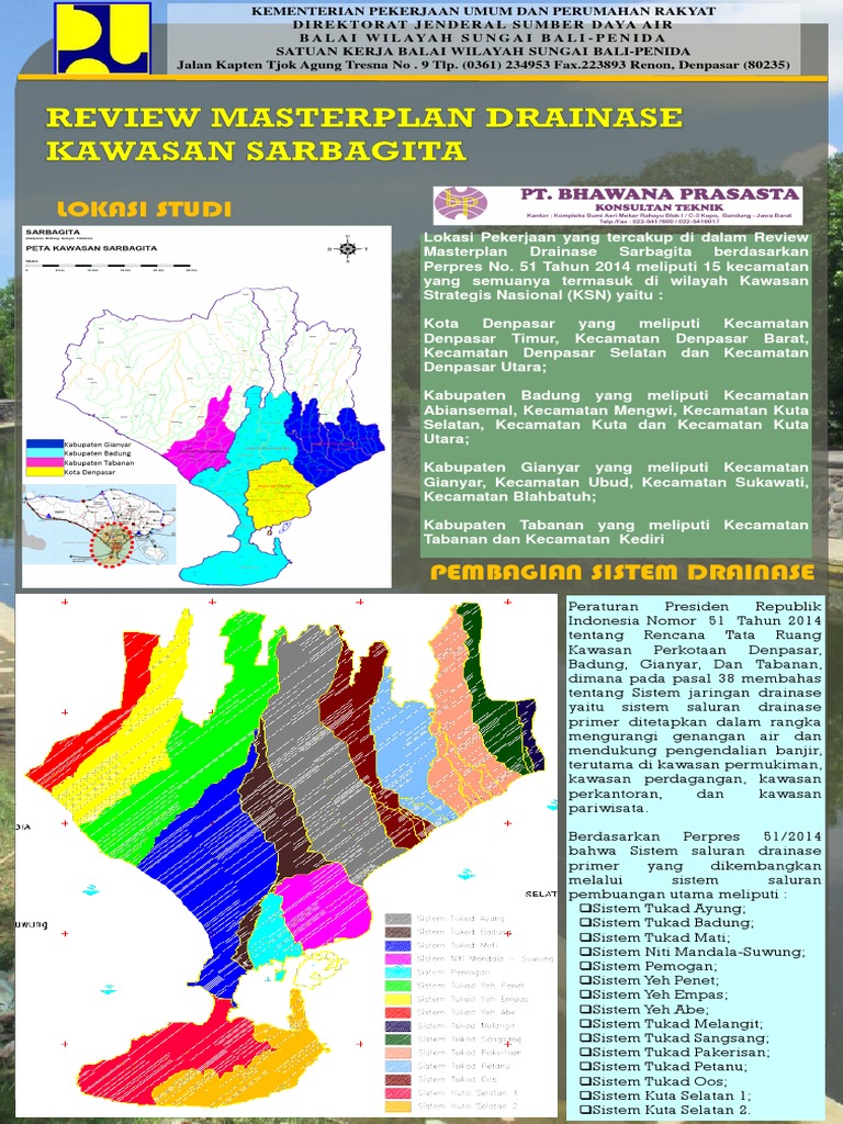 Poster Masterplan Drainase | PDF