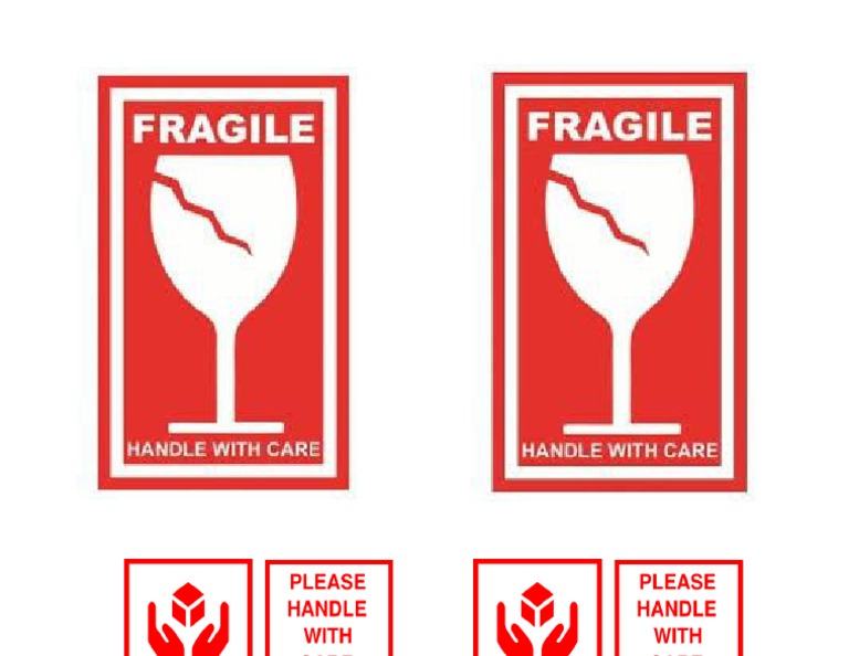 Fragile Sticker | PDF