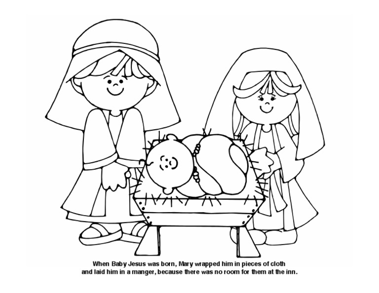 Luke 2 Coloring Page | PDF
