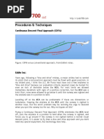 Continuous Descent Final Approach Guide | PDF | Aviation | Aerospace ...