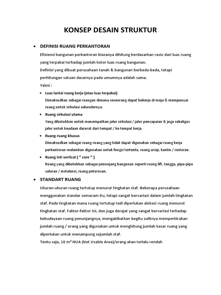 Konsep Desain Struktur | PDF | Metode & Bahan Ajar