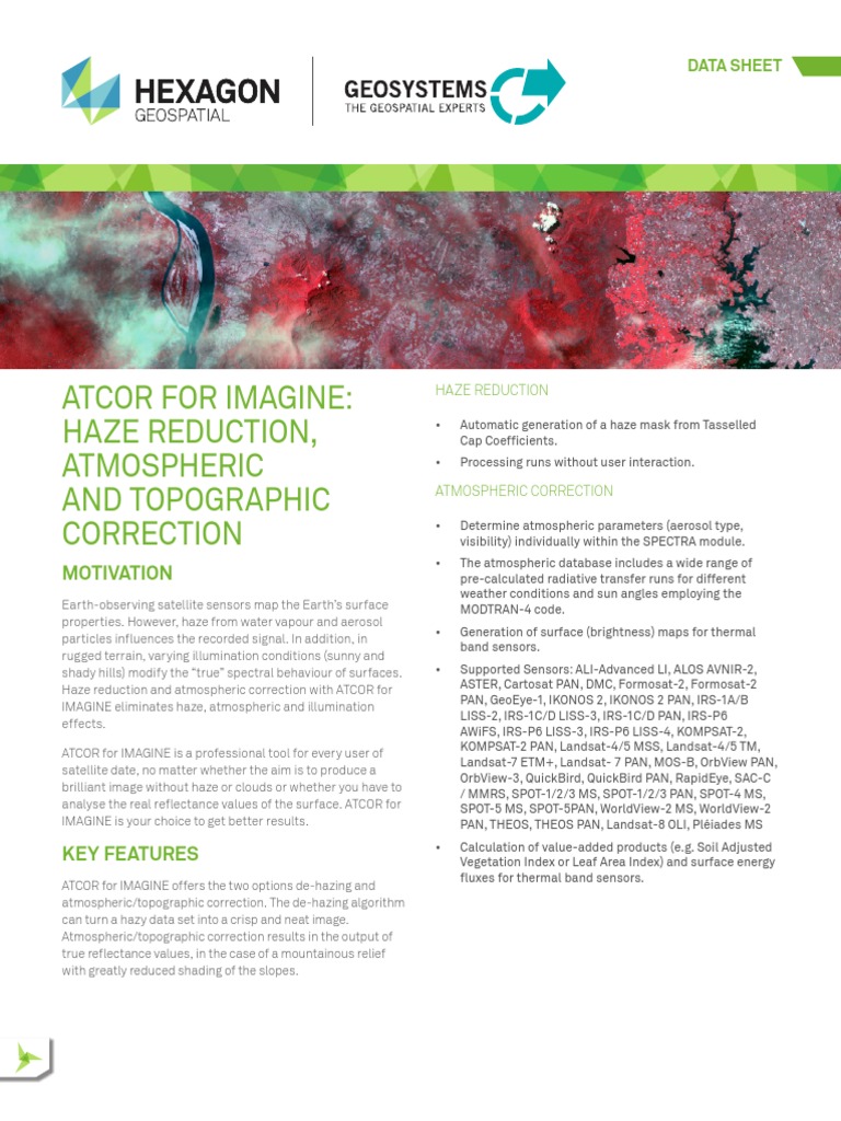 Atcor Datasheet Screen | PDF | Aerosol | Topography