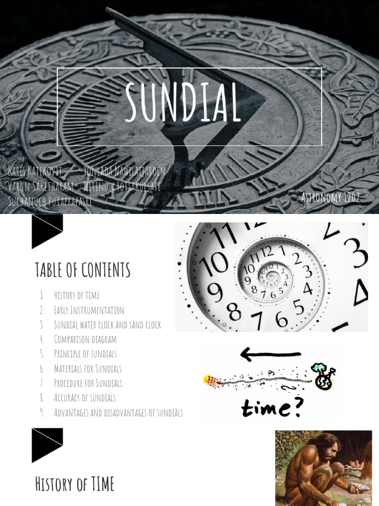 Understanding Sundials: History & Function | PDF | Clock | Time
