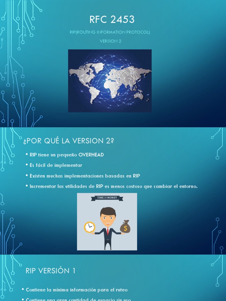 RFC 2453 | PDF | Redes de computadoras | Estándares de red