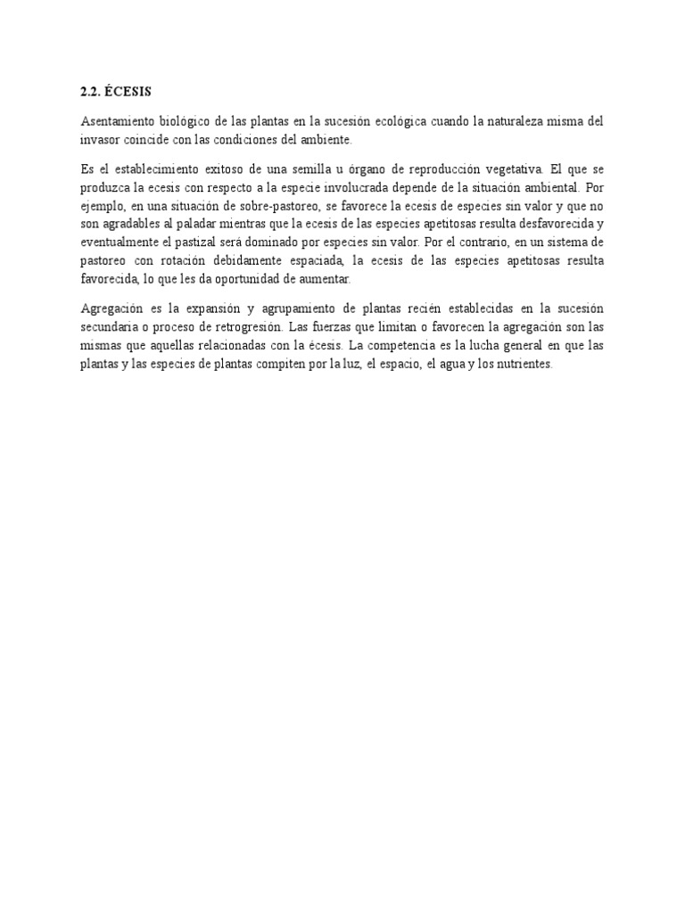 Ecesis | PDF