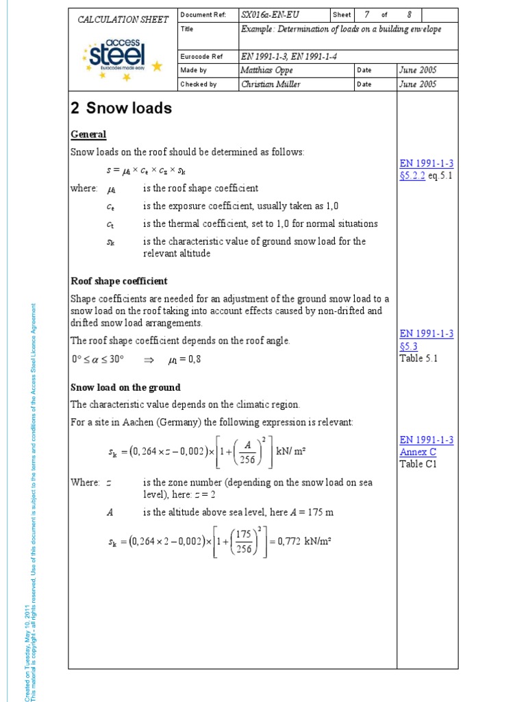 2 Snow Loads: General | PDF | Snow | Applied And Interdisciplinary Physics