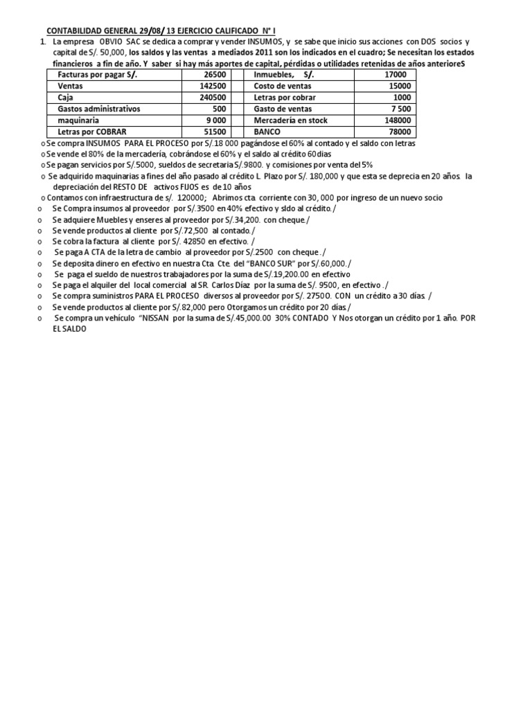 Ejerc Contabilidad General 29 | PDF | Contabilidad | Bancos