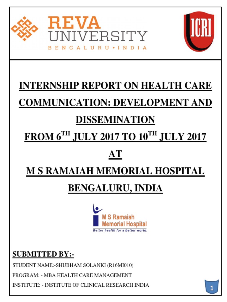 Certificate of Report | PDF | Preventive Healthcare | Hospital