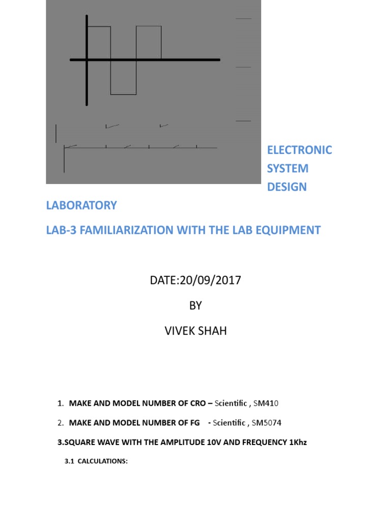 Characterization and Signal Generation Using Oscilloscopes and Function Generators | PDF ...