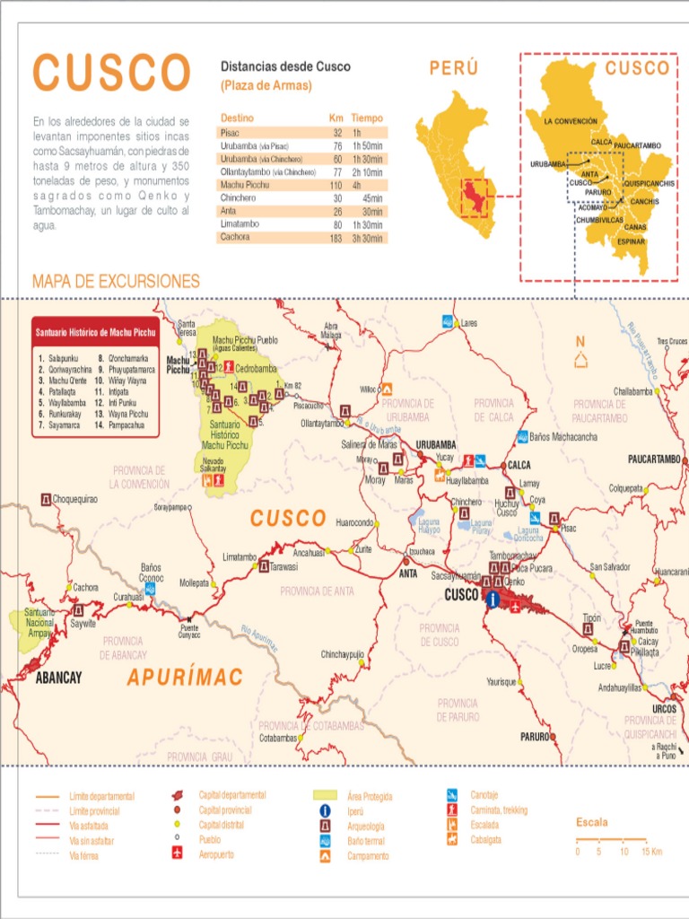 Mapa Turistico Cusco | PDF