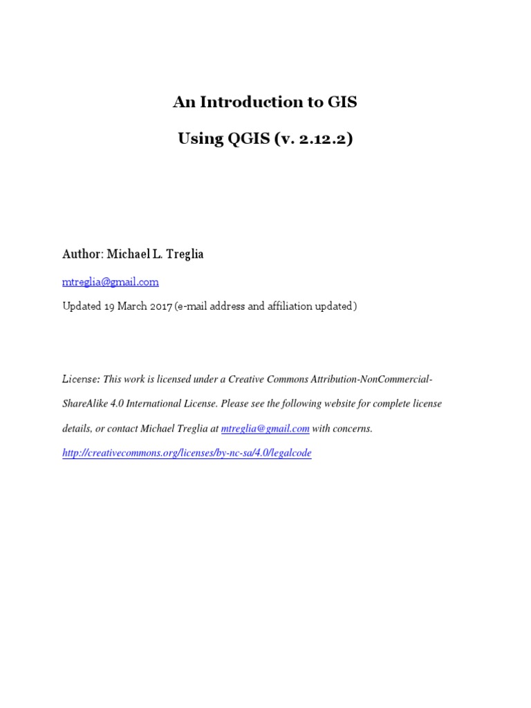 Treglia QGIS Tutorial 2 12 | PDF | Geographic Information System | Icon (Computing)