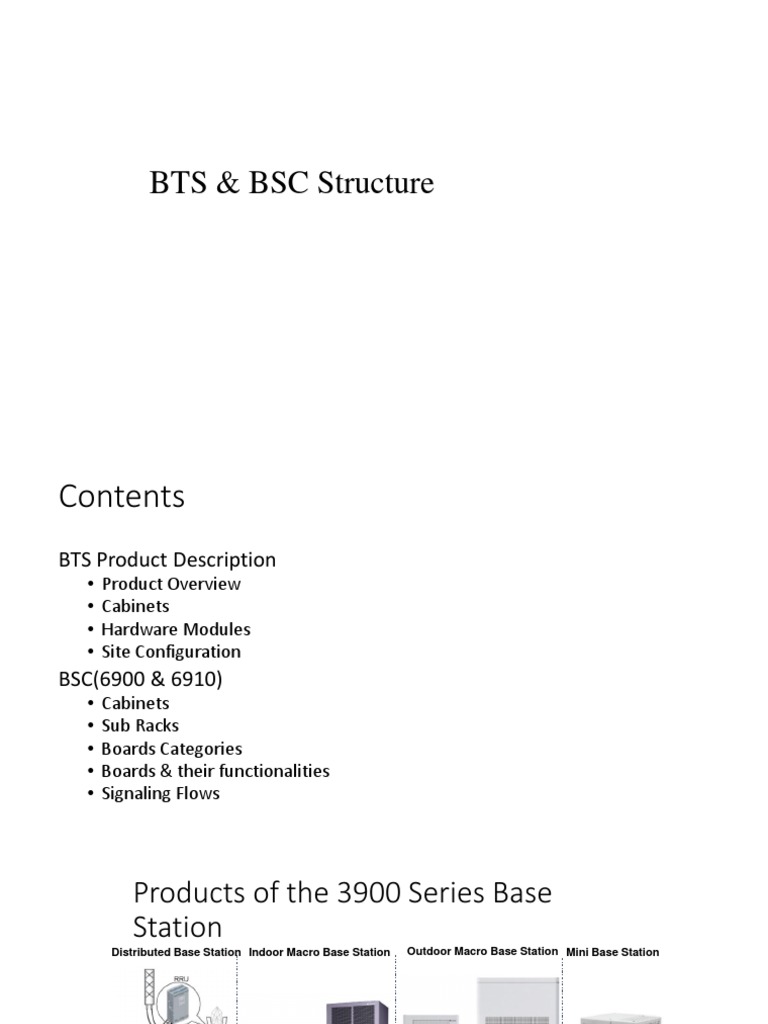 BTS & BSC Structure | PDF | Modulation | Software Defined Radio