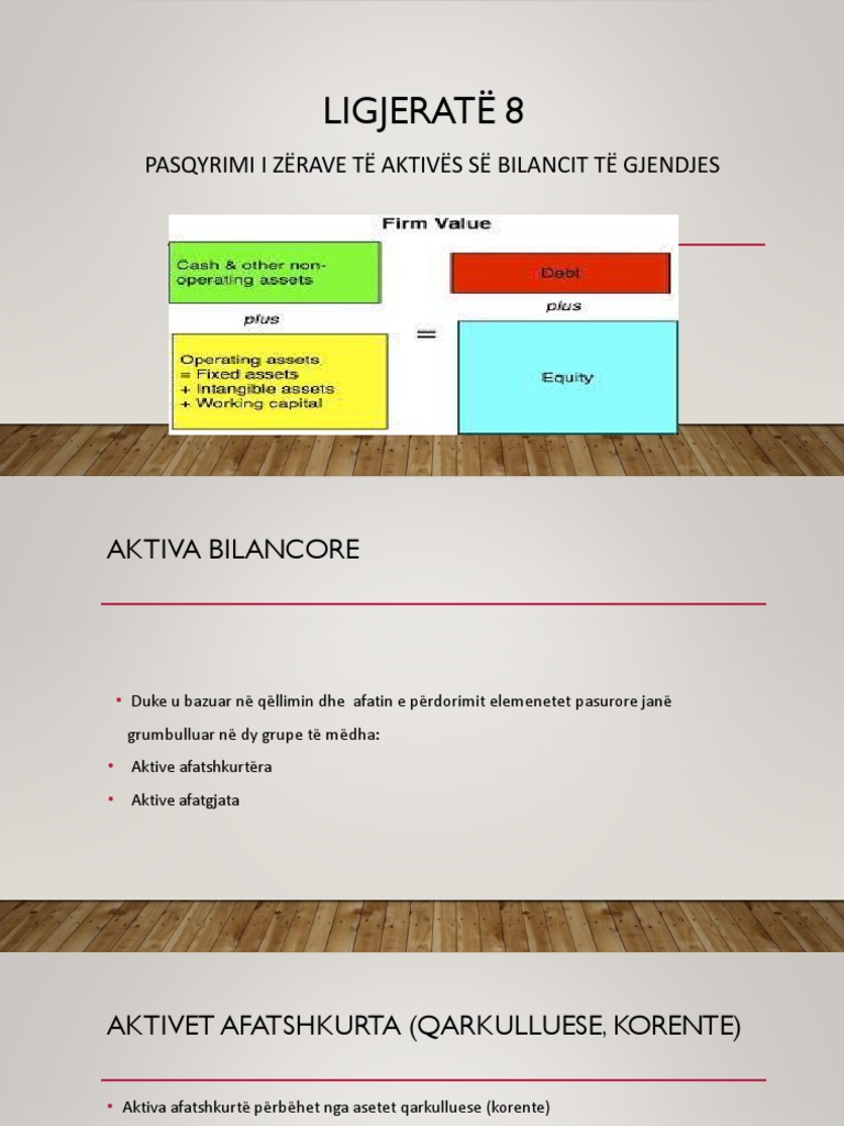 Ligjerata Raportim Financiar 8 | PDF