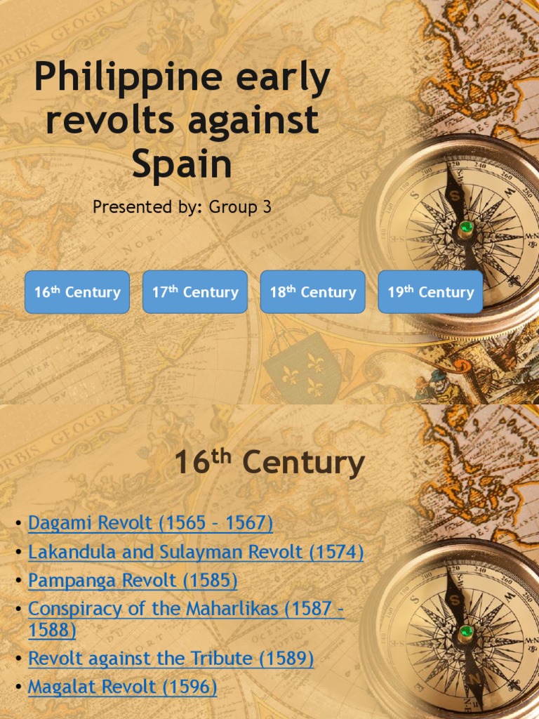 Philippine Early Revolts Against Spain | Spanish Colonization Of The ...