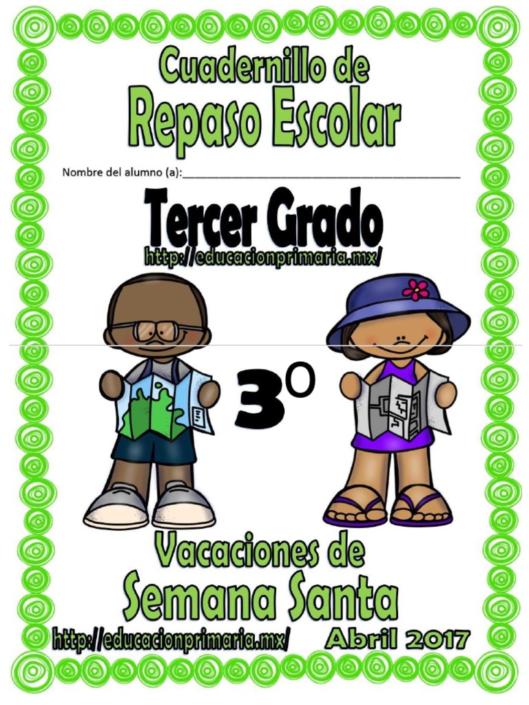 Tareas de Repaso 3ero Primaria | PDF | Papel | Vía láctea