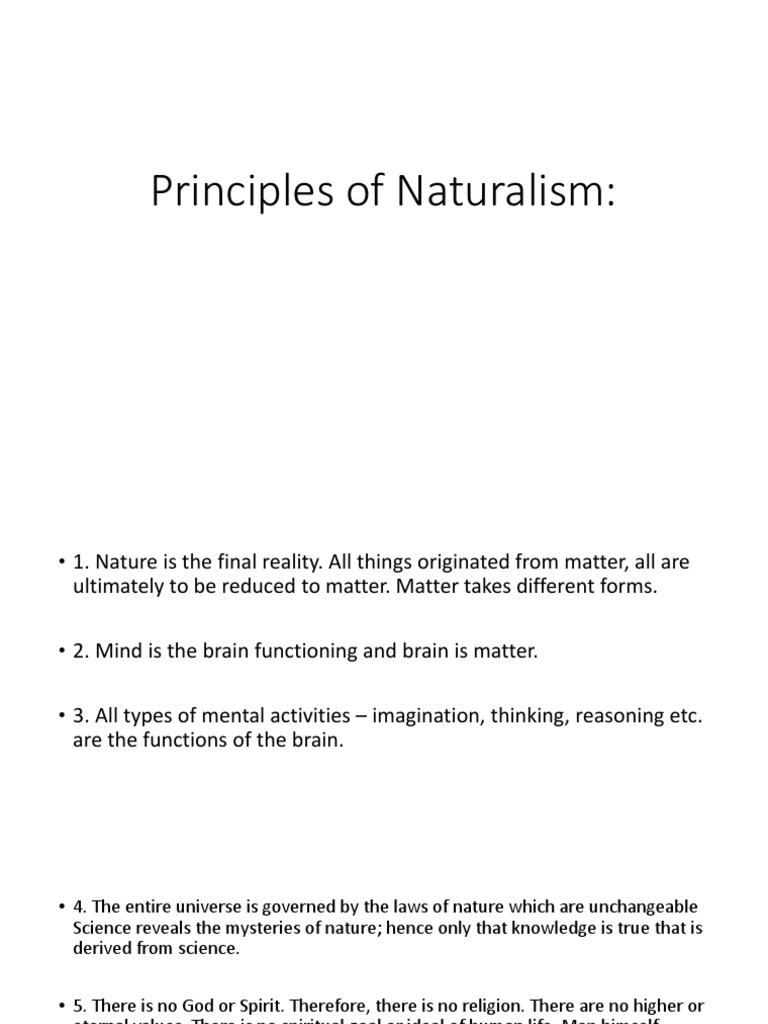 Ethics 2 | PDF | Naturalism (Philosophy) | Nature