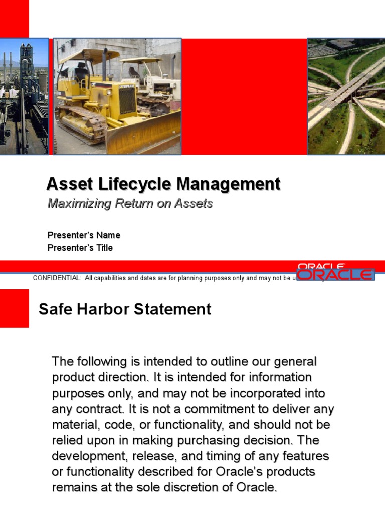 Asset Lifecycle MGMT v6.2 | PDF | Depreciation | Regulatory Compliance