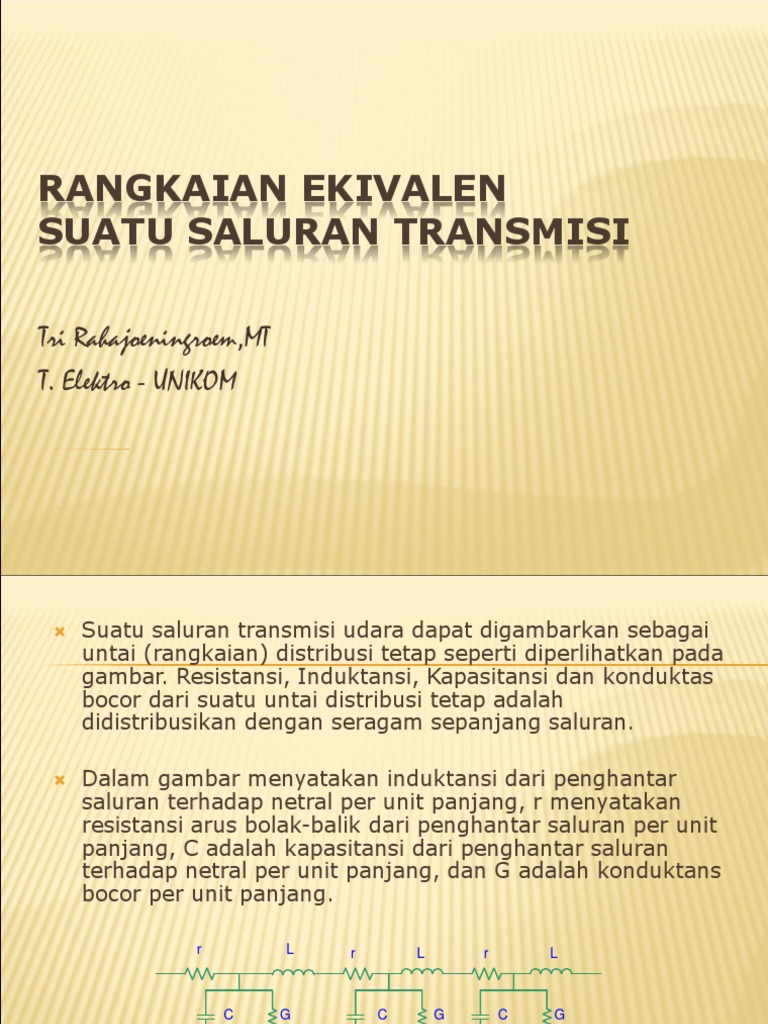 Saluran Transmisi | PDF