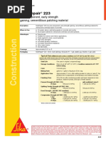 SikaQuick®-1000 Product Data Sheet | PDF | Concrete | Strength Of Materials