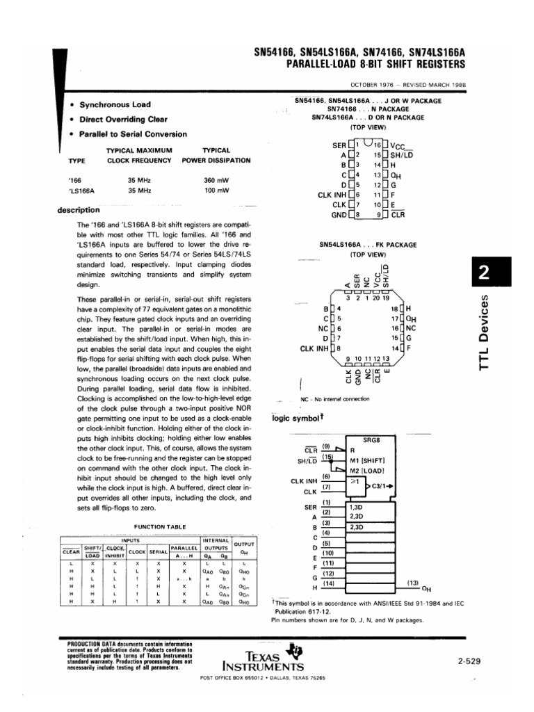 IC_74166.pdf | Electronics | Technology