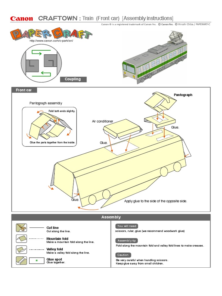 Train (Front Car) (Assembly Instructions) | PDF