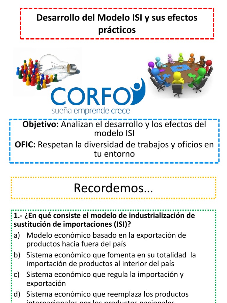 Unidad 1 Desarrollo Del Modelo ISI y Sus Efectos Prácticos | PDF ...