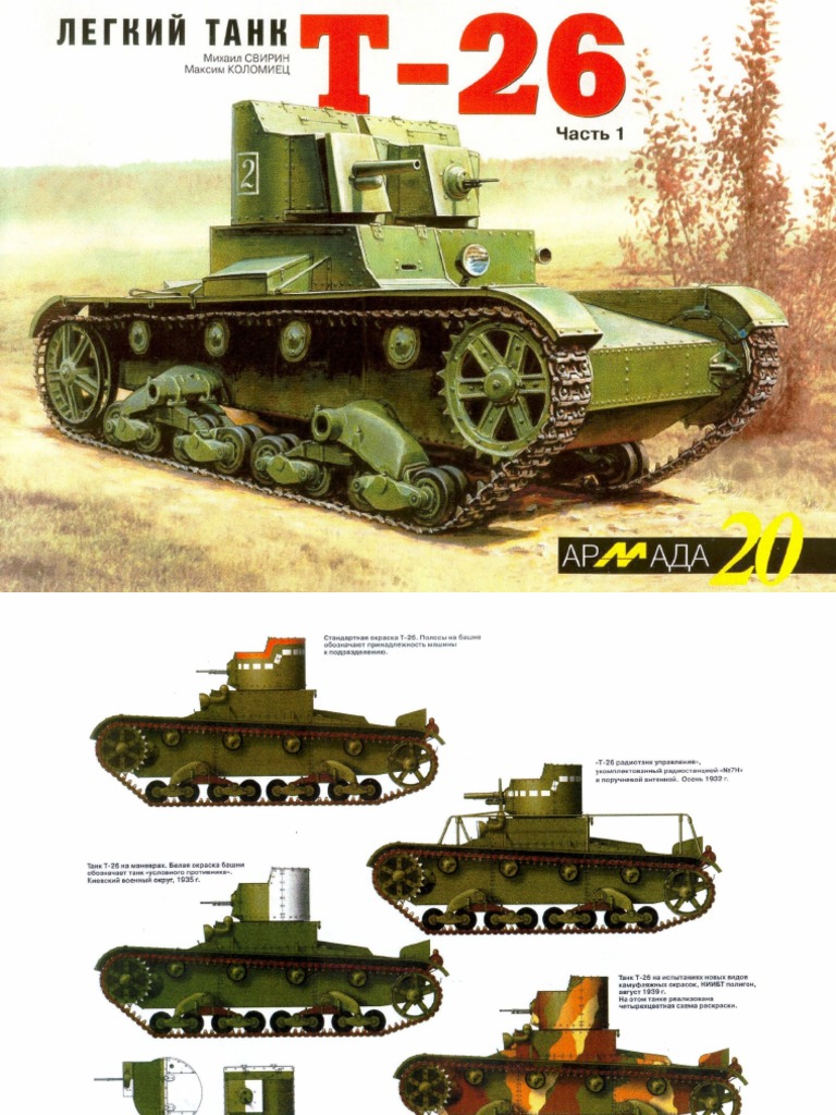 Armada 20 - Light Tank T-26. Part 1 PDF | PDF