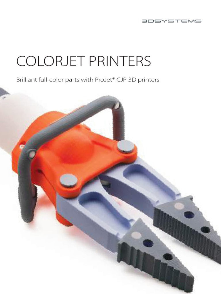 3D Systems ColorJet Printer Printers Brochure en | PDF | Art Media ...