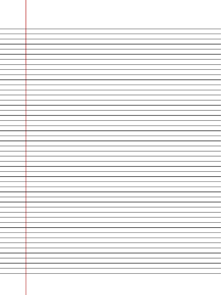 Microsoft Word Lined Paper Template Download1 | PDF