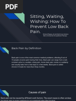 Back Pain Relief Exercises Guide | PDF | Diseases And Disorders | Medicine