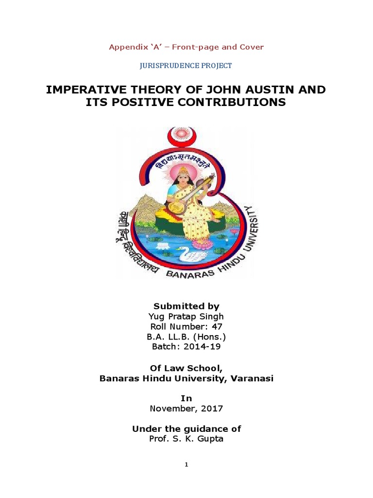 Imperative Theory of John Austin | PDF | Jurisprudence | Sovereignty