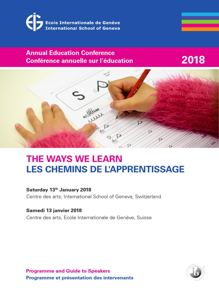 Ecolint Education Conference 2018 | PDF | University | Pedagogy