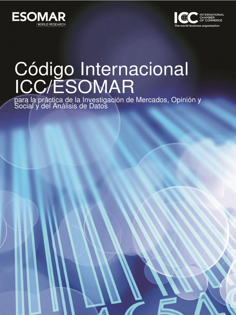 Iccesomar Code Spanish | PDF | Investigación de mercado | Información