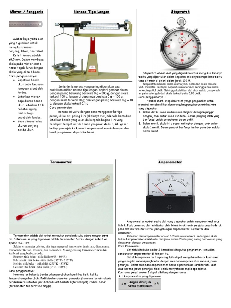 Alat Ukur Fisika | PDF