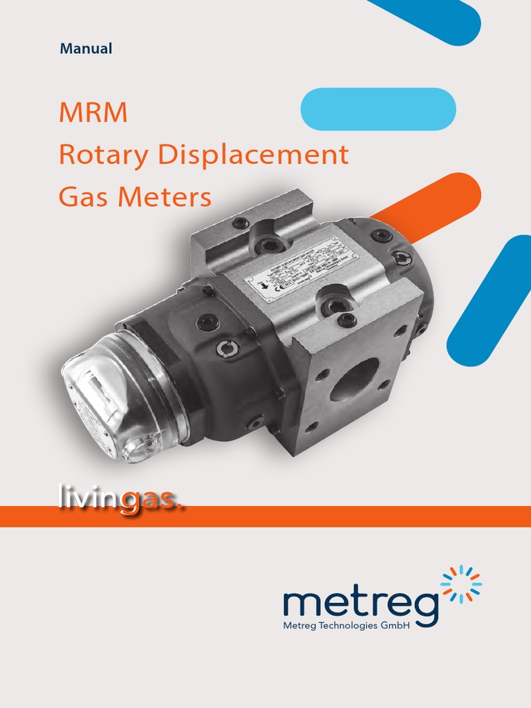 Manual Medidor Rotativo Metreg | PDF | Gases | Valve