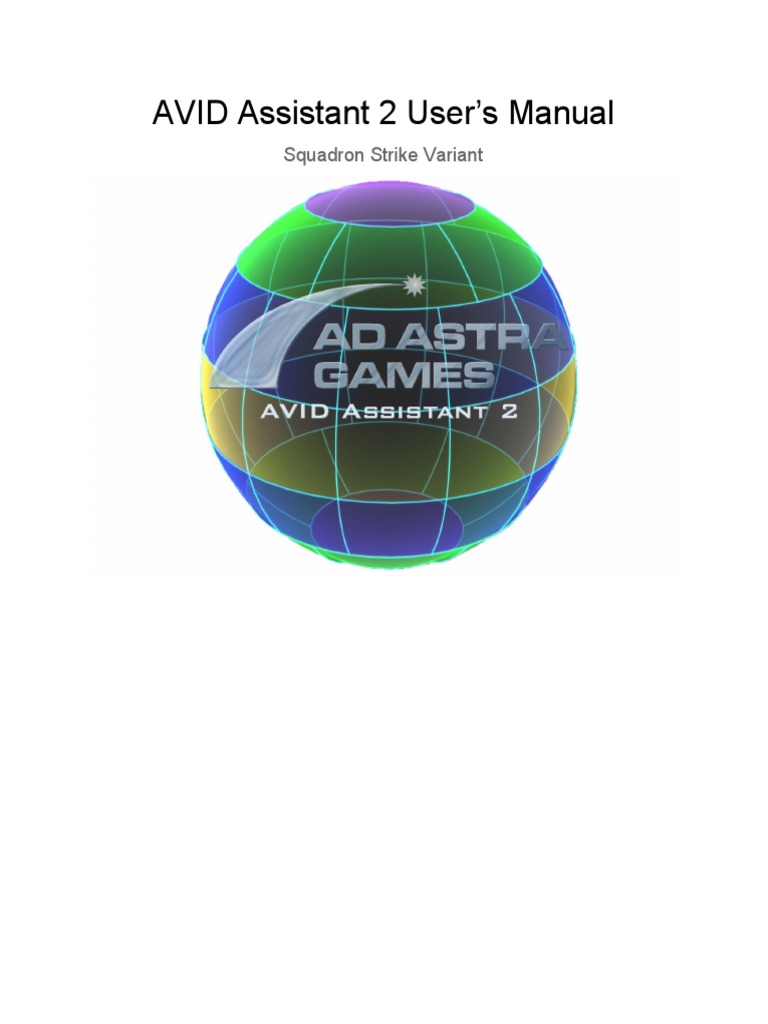 AVID Assistant 2, User's Manual | PDF | Software | Computing