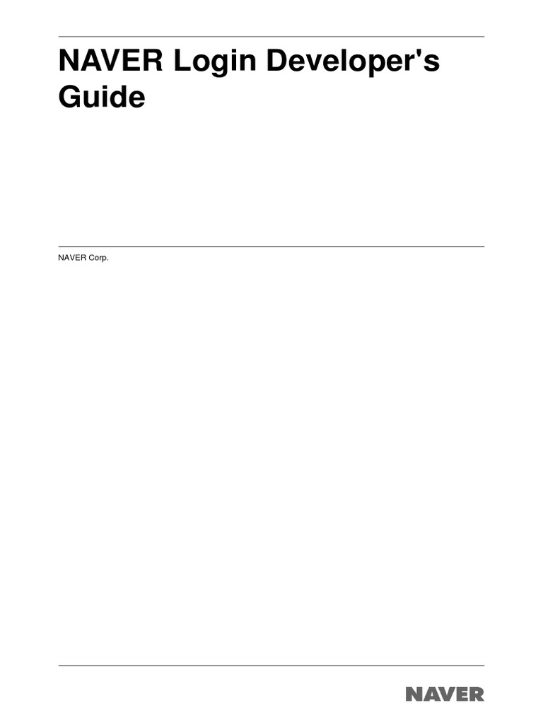 Naver Login | PDF | Application Programming Interface | Parameter ...