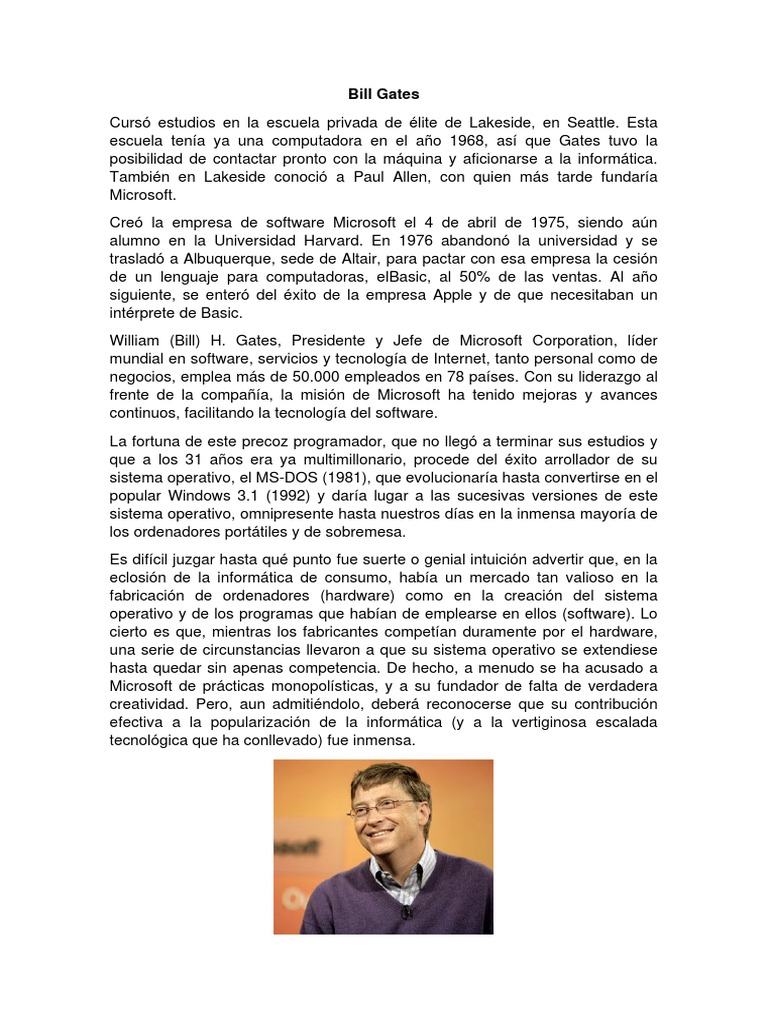 Bill Gates | PDF