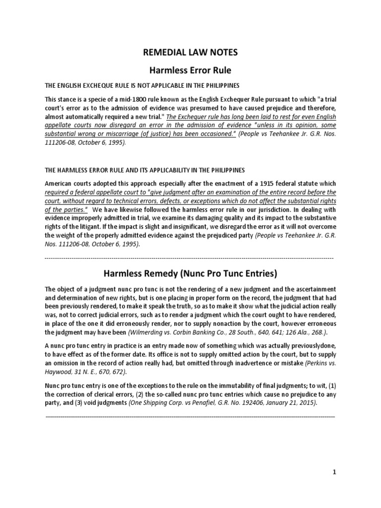 Notes in Rem | PDF | Summary Judgment | Pleading