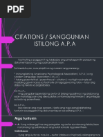 APA Format in Filipino | PDF