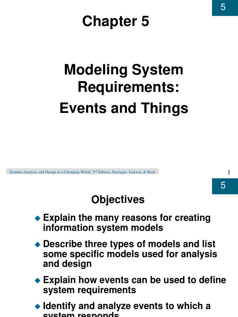 Systems Analysis and Design in A Changing World, 2 Edition, Satzinger, Jackson, & Burd | PDF ...