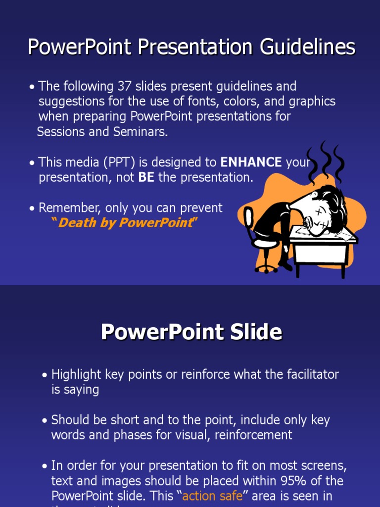 Powerpoint Presentation Guidelines | Download Free PDF | Typefaces | Color