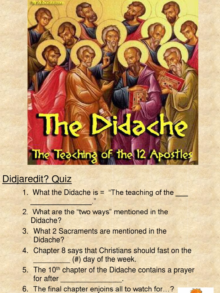 The Didache | Download Free PDF | Religious Comparison | Ancient ...