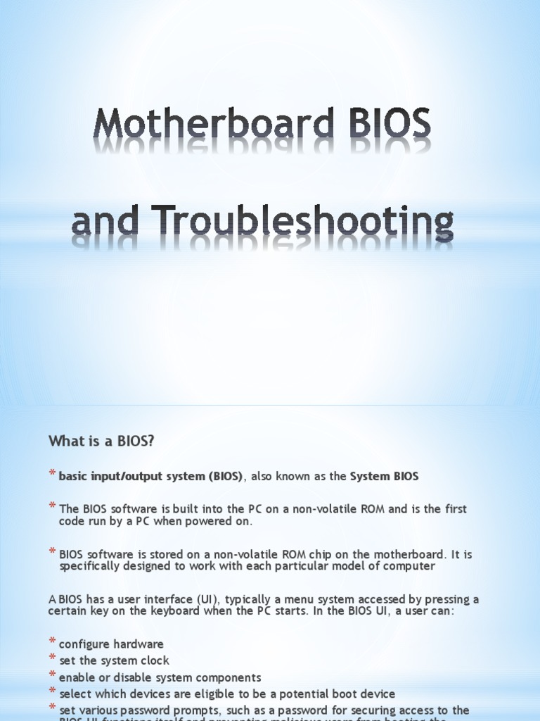Understanding BIOS and POST Beep Codes | PDF | Bios | Booting