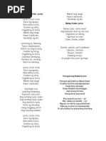 Ang Pipit Lyrics | PDF