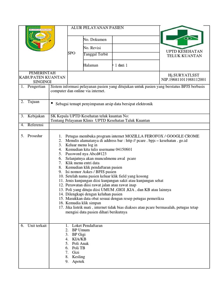 SOP Primary Care BPJS | PDF