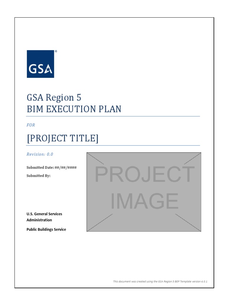 GSA Region 5 BIM Execution Plan | PDF | Building Information Modeling ...