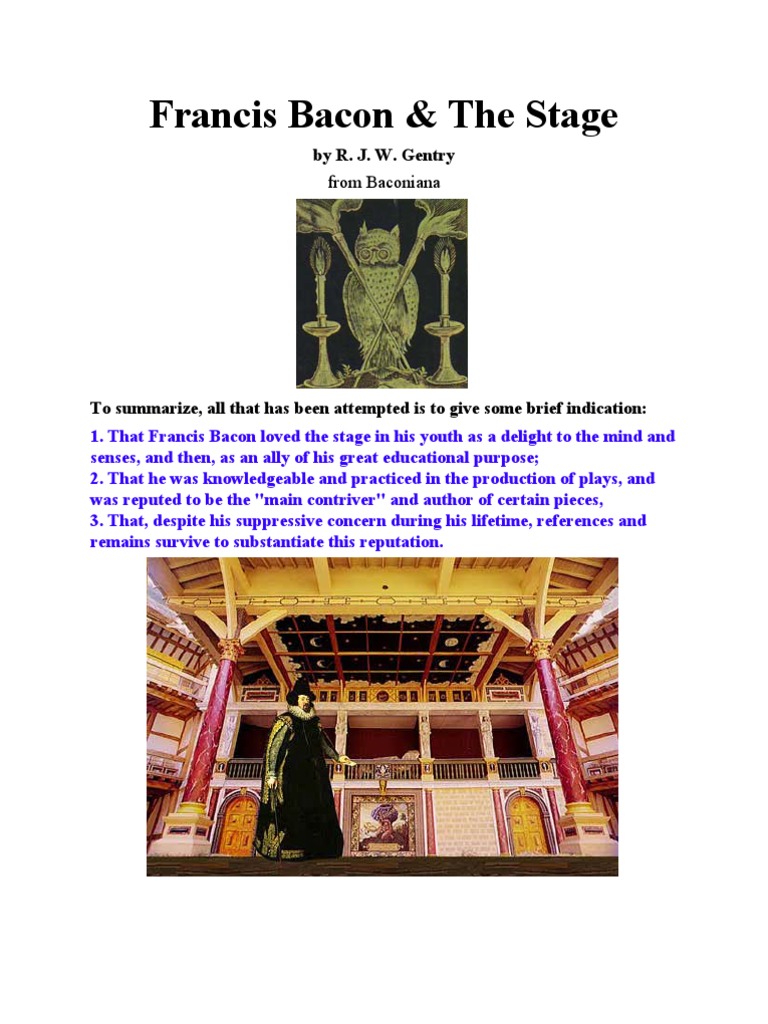 Francis Bacon & The Stage | PDF | Francis Bacon | Theatre
