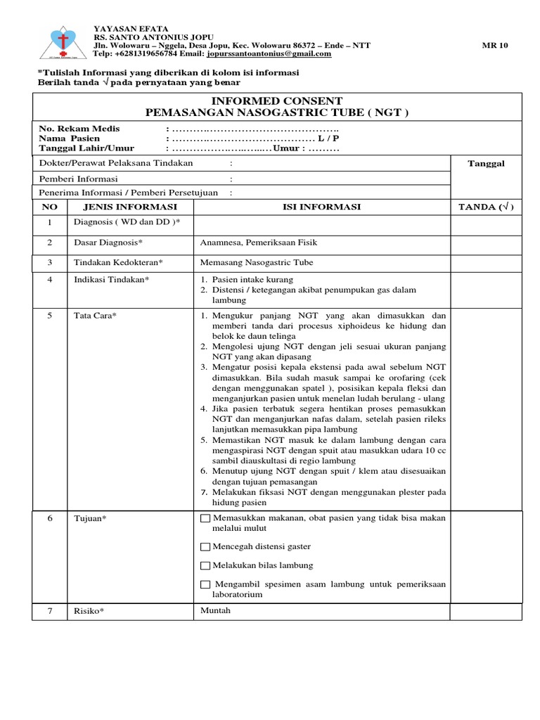 Pemasangan NGT | PDF